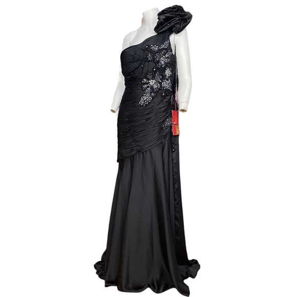 May Queen Couture | Dresses | May Queen Couture Black Sequins Beaded ...